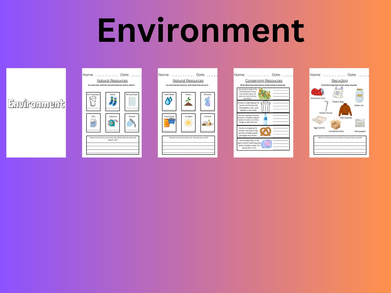 Third Grade Science Bundle | Answer Keys | Science Worksheets ...