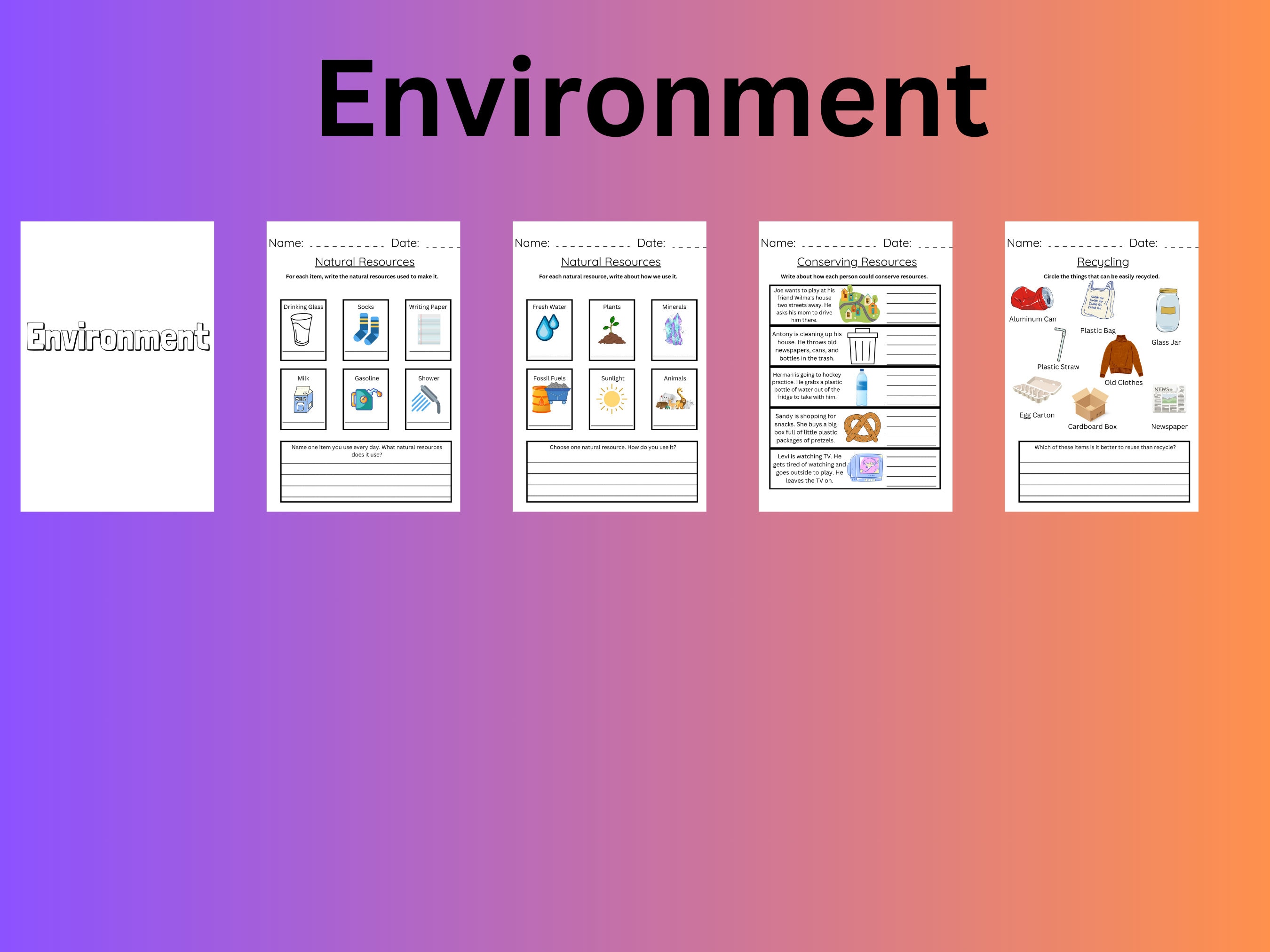 Third Grade Science Bundle | Answer Keys | Science Worksheets ...