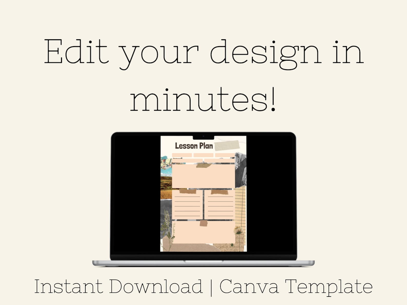 Editable Daily Lesson Plan, Printable Planner Pages, Printable Teacher ...