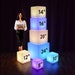 Customized Glowing Light Cube Event/retail Brand Logo Display Box Stool ...