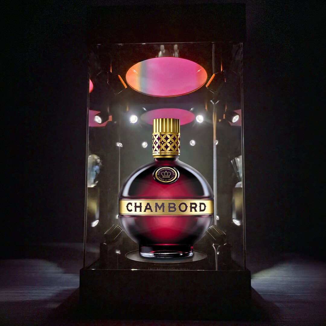 Deluxe Acrylic Rotating Stage Spotlight Display Box With 8 LED Pivoting ...