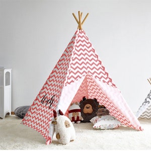 Custom Personalized Children's Play Tepee - Child Fort Teepee for Boys ...