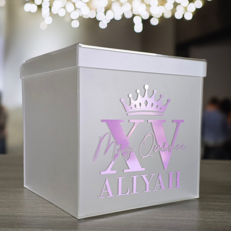 Quinceanera Card Box - Etsy
