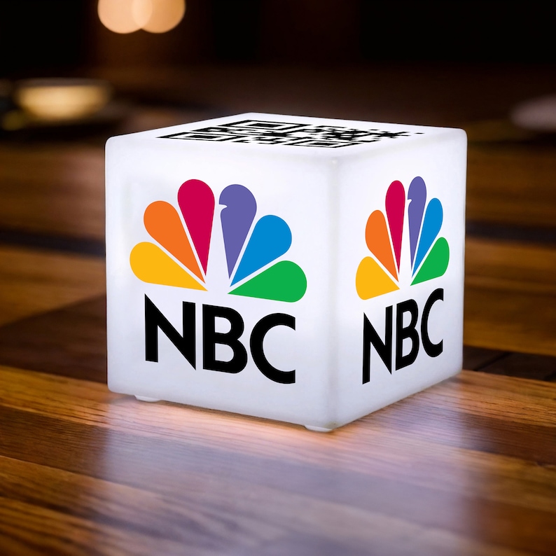 Customizable Illuminated Logo Cube: Wireless RGB Display for Events ...