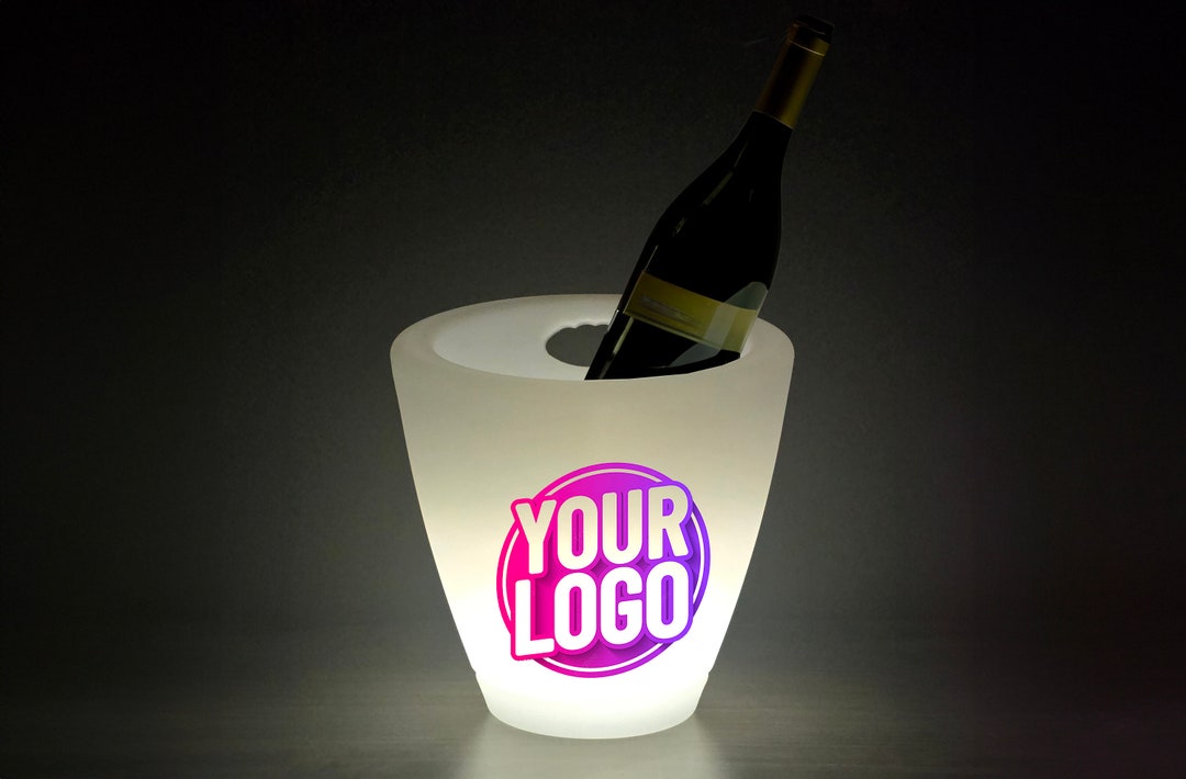 Customized Glowing LED Light Ice Bucket - Bar/restaurant/trade Show ...