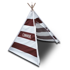 Custom Personalized Children's Play Tepee - Child Fort Teepee for Boys ...