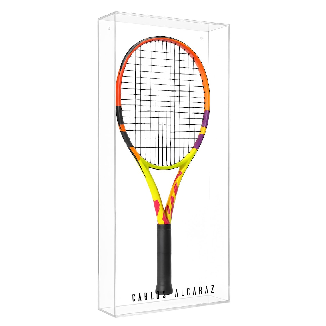 Custom Personalizable Luxe Acrylic Tennis Racket Display Case | Uv ...