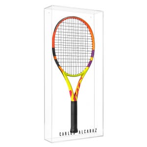 Custom Personalizable Luxe Acrylic Tennis Racket Display Case | Uv ...