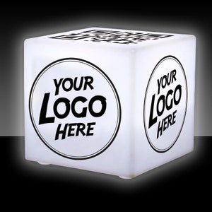 Customized Glow Light Cube - Trade Show/event/retail Logo Display Box ...