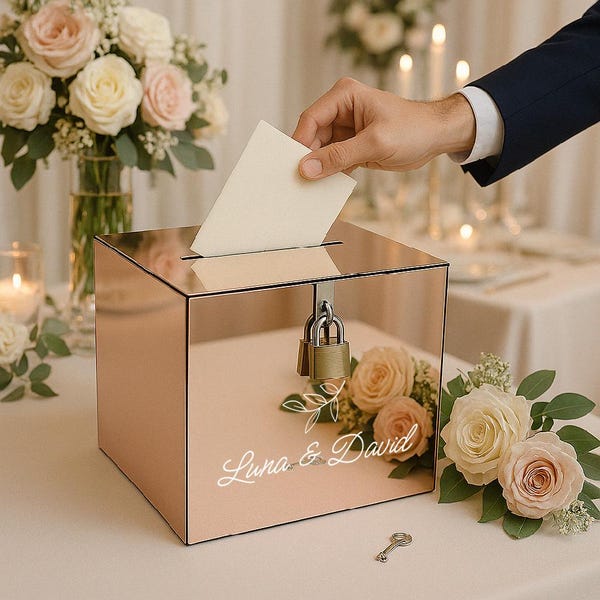 Mirror Card Box - Etsy