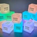 Customizable Illuminated Logo Cube: Wireless RGB Display for Events ...