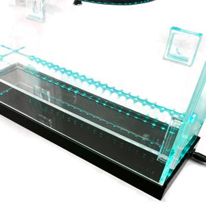 Personalized Handmade Acrylic LED Light Glowing Acoustic Guitar Display ...