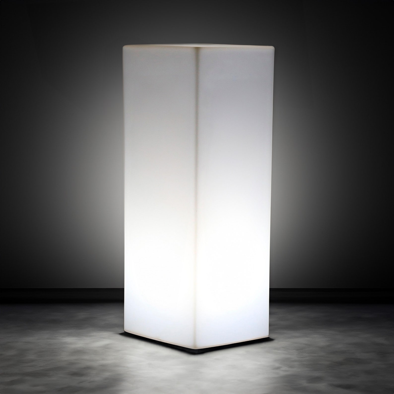Custom Full Color LED Logo Pillar - Wireless Illuminated Display Column ...