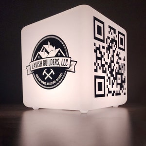 Customized Glowing Light Cube - Event/retail Brand Logo Display Box ...