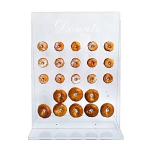 Personalized Handmade Acrylic Wedding/party Donut Wall - Holds 25 ...