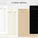 Minimal Digital & Printable Vocabulary Practice Sheet Template ...