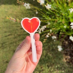 Heart Shaped Lollipop Sticker for Laptop, Water Bottle, Scrapbooking ...
