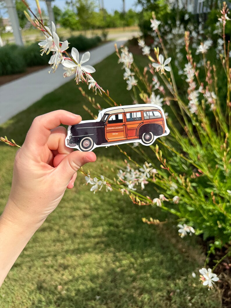 Vintage Woody Car Sticker Retro Classic Car Decal, Durable Waterproof ...