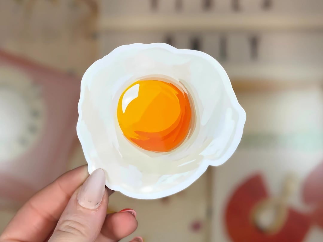 Sunny Side up Egg Sticker – Foodie Vinyl Decal - Etsy