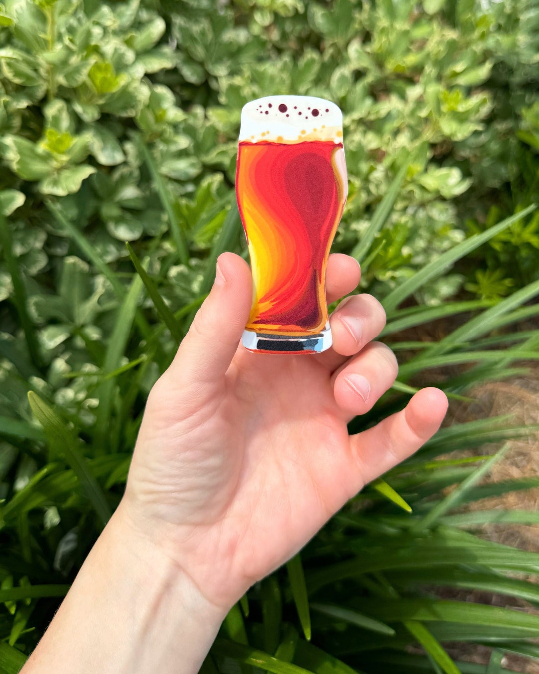 Colorful Beer Glass Sticker, Craft Beer Lover Gift, Vinyl Decal for ...