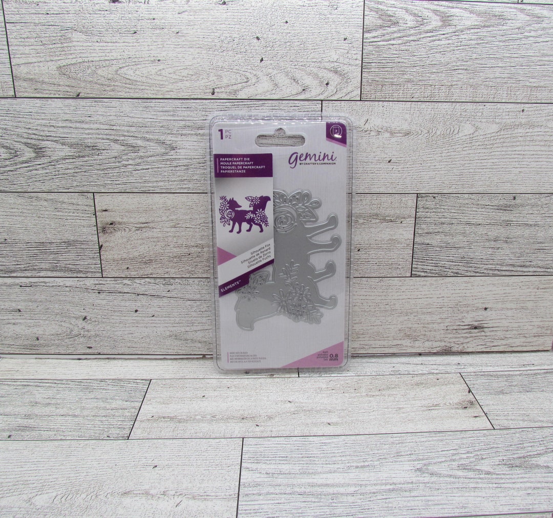 Gemini Silhouette Fox Papercraft Die - Etsy