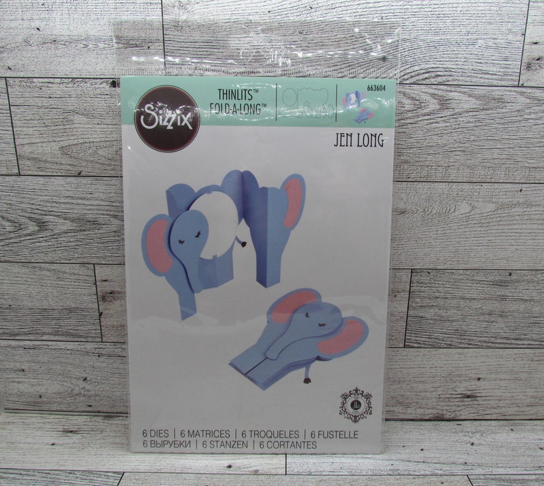 Sizzix Fold-a-long Elephant Die - Etsy