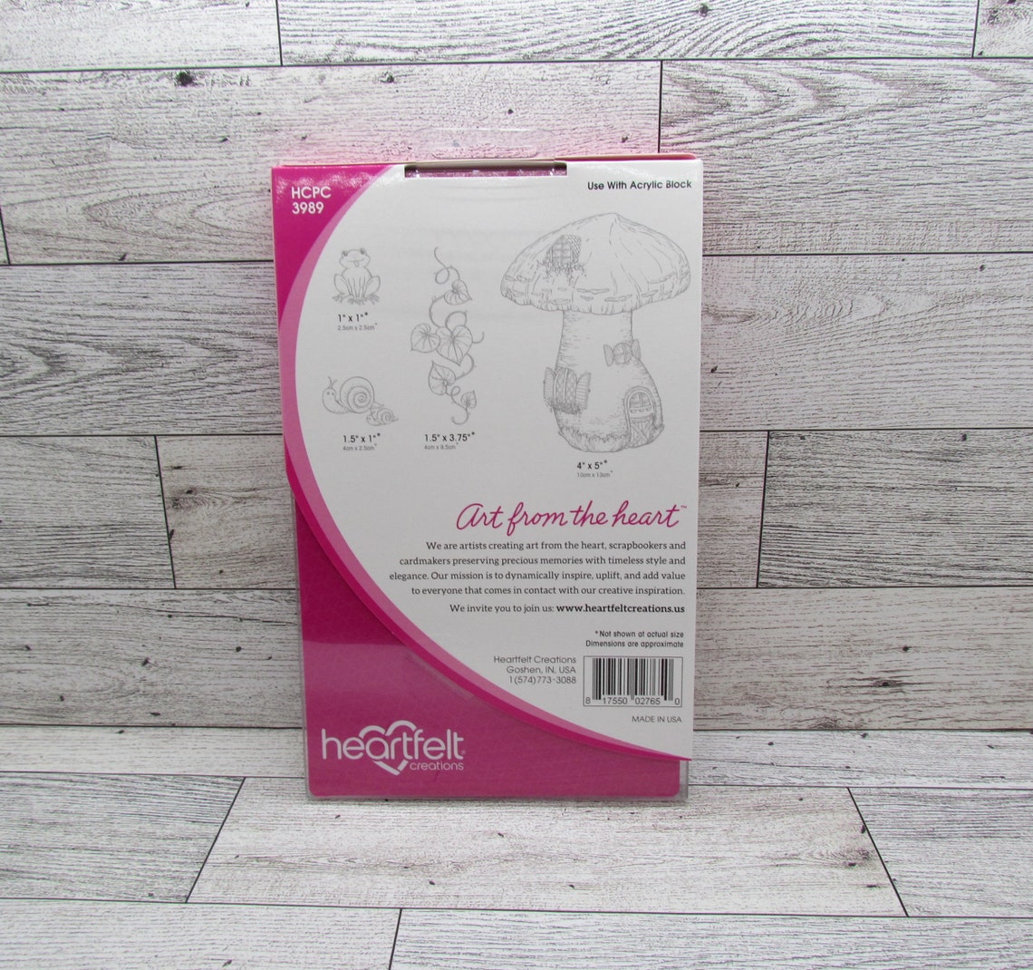 Heartfelt Creations Large Mushroom Cottage Stamp and Die Set, Mushroom ...