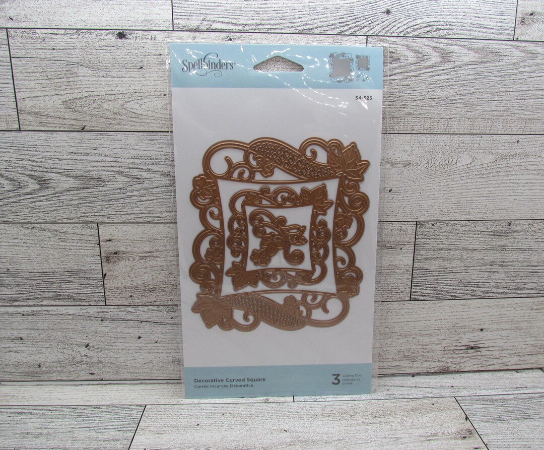 Spellbinders Decorative Curved Square Cutting Dies - Etsy