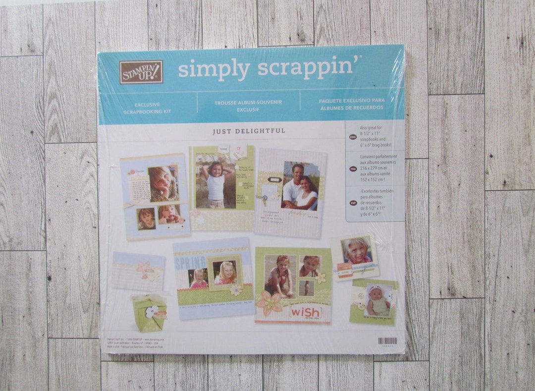 Stampin up Simply Scrappin Just Delightful Scrapbook Kit - Etsy Canada