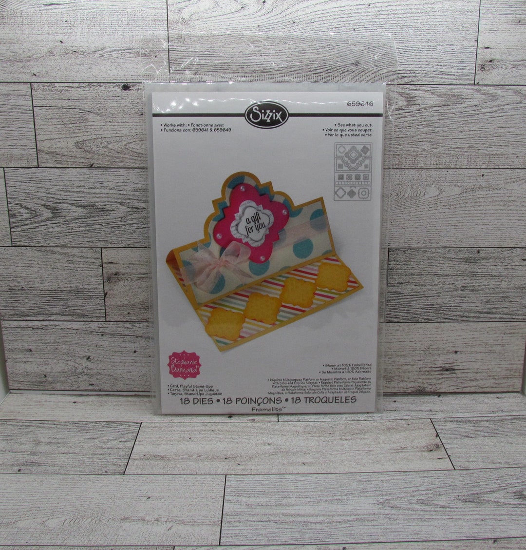 Sizzix Card, Playful Stand-ups Framelit Dies - Etsy
