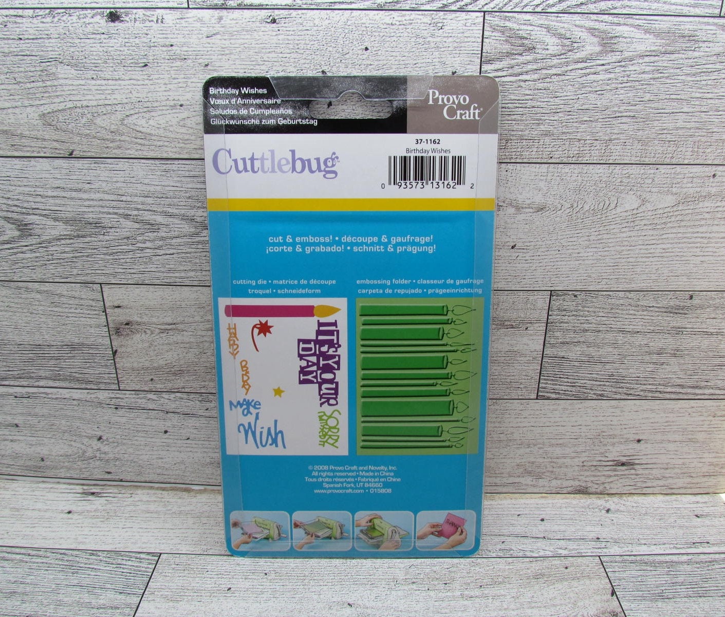 Cuttlebug Birthday Wishes Cut & Emboss Set - Etsy