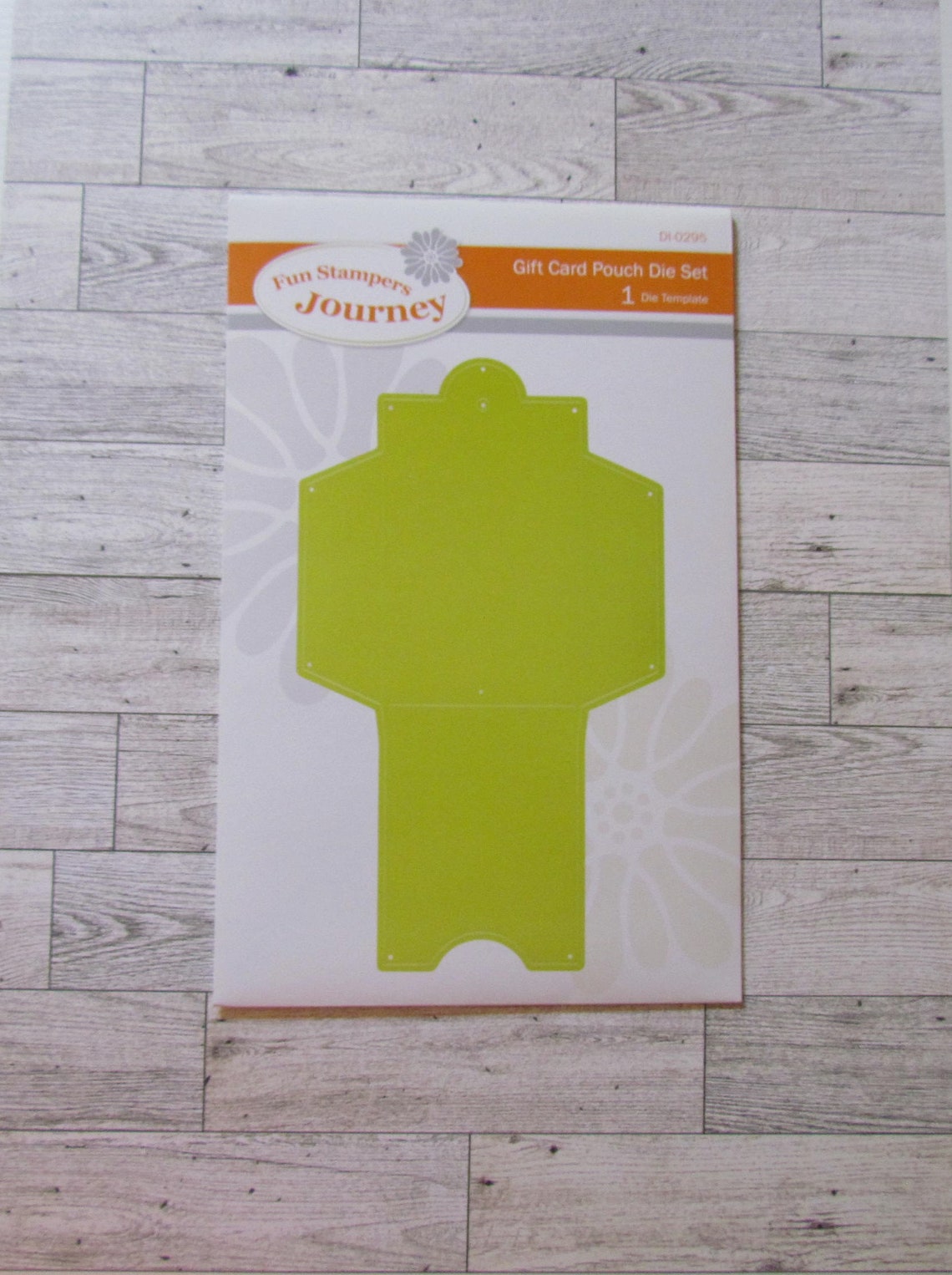 Fun Stampers Journey Gift Card Pouch Die Template - Etsy