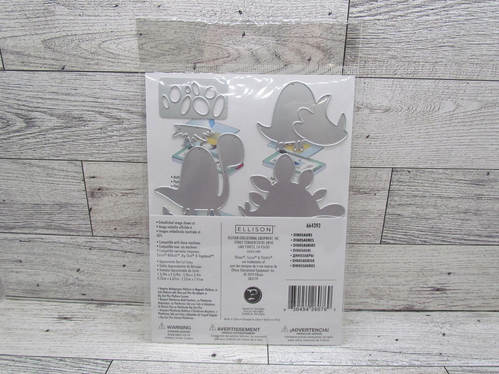 Sizzix Dinosaurs Thinlit Dies - Etsy