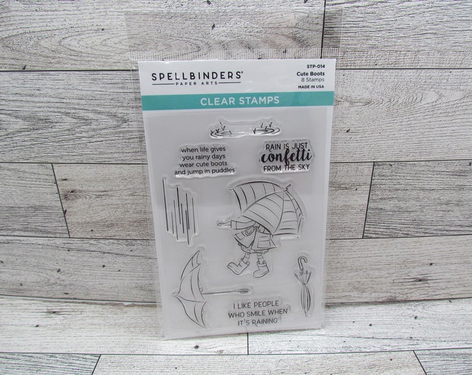 Spellbinders Cute Boots Clear Stamps - Etsy