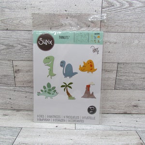 Sizzix Dinosaurs Thinlit Dies - Etsy