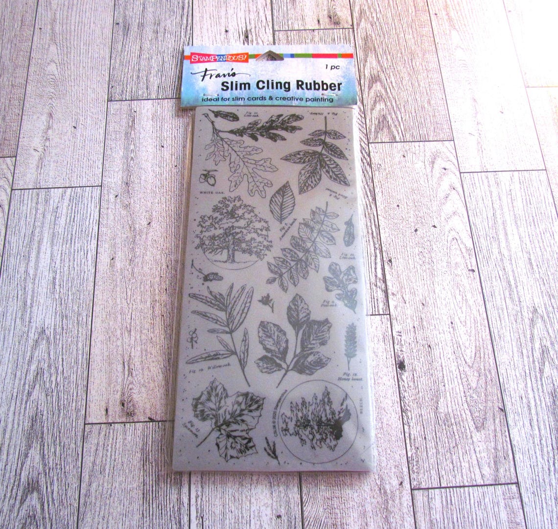 Stampendous Slim Leafy Trees Stamps - Etsy