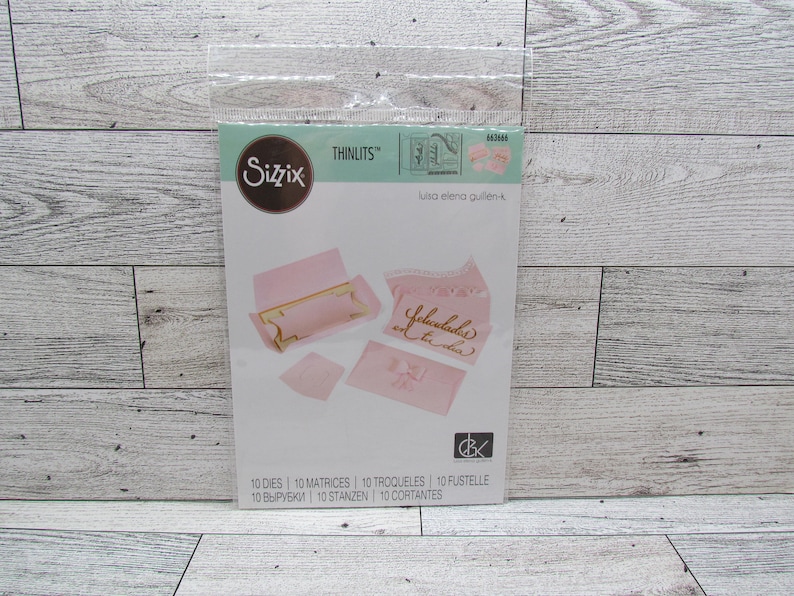 Sizzix Nameplate Thinlit Dies - Etsy