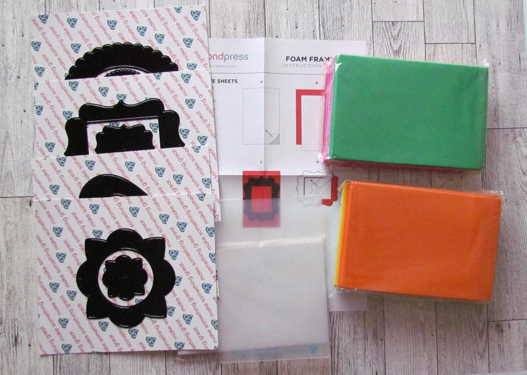 Diamond Press Foam Framed Dies and Foam Squares Kit - Etsy