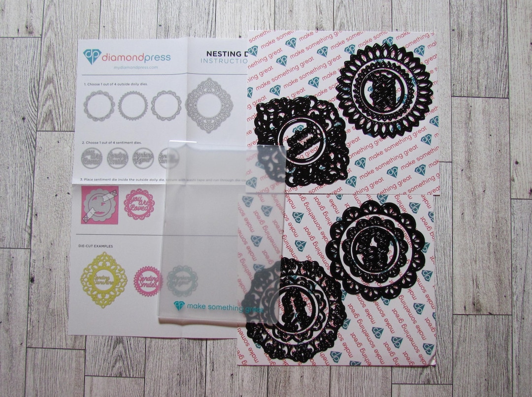 Diamond Press Nesting Doilies Die Set - Etsy