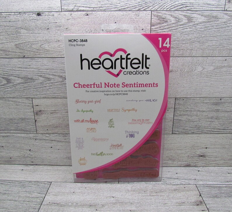 Heartfelt Creations Cheerful Note Sentiments - Etsy