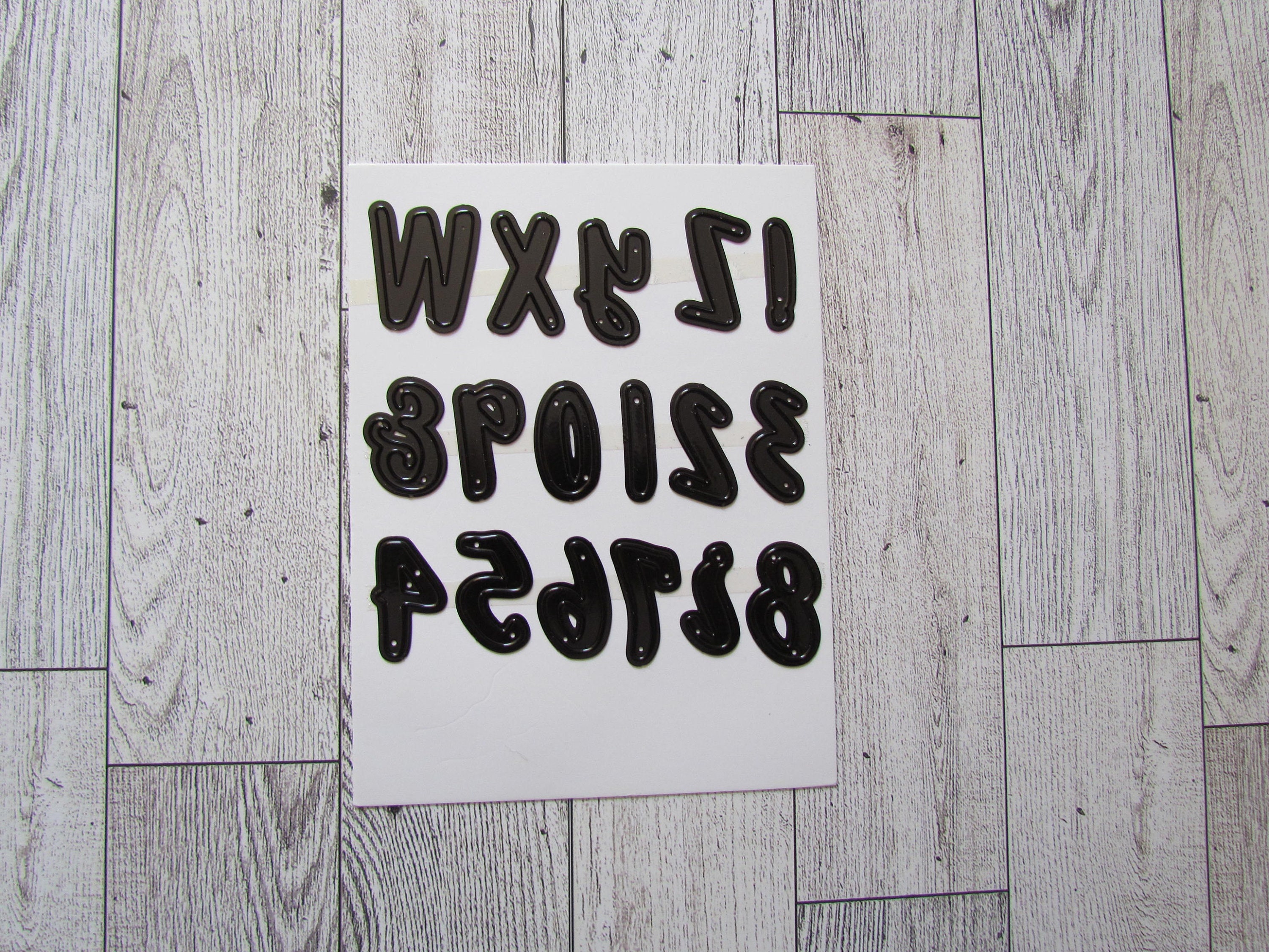 Diamond Press Alpha Foil Die Kit - Etsy