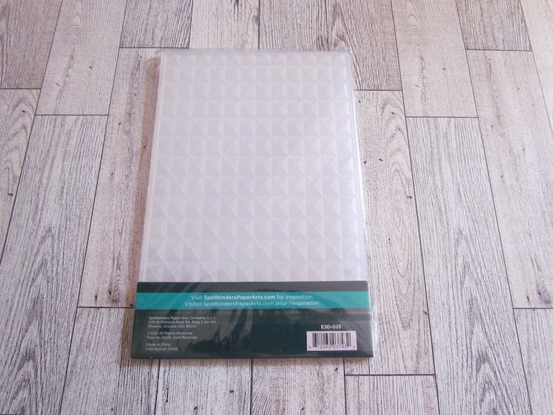 Spellbinders 3D Tile Mosaic Embossing Folder - Etsy Australia
