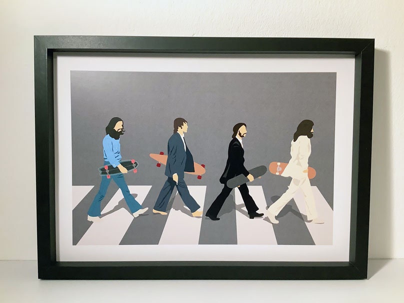 Beatles Abbey Road Digital Art Print Digital Art Print - Etsy UK