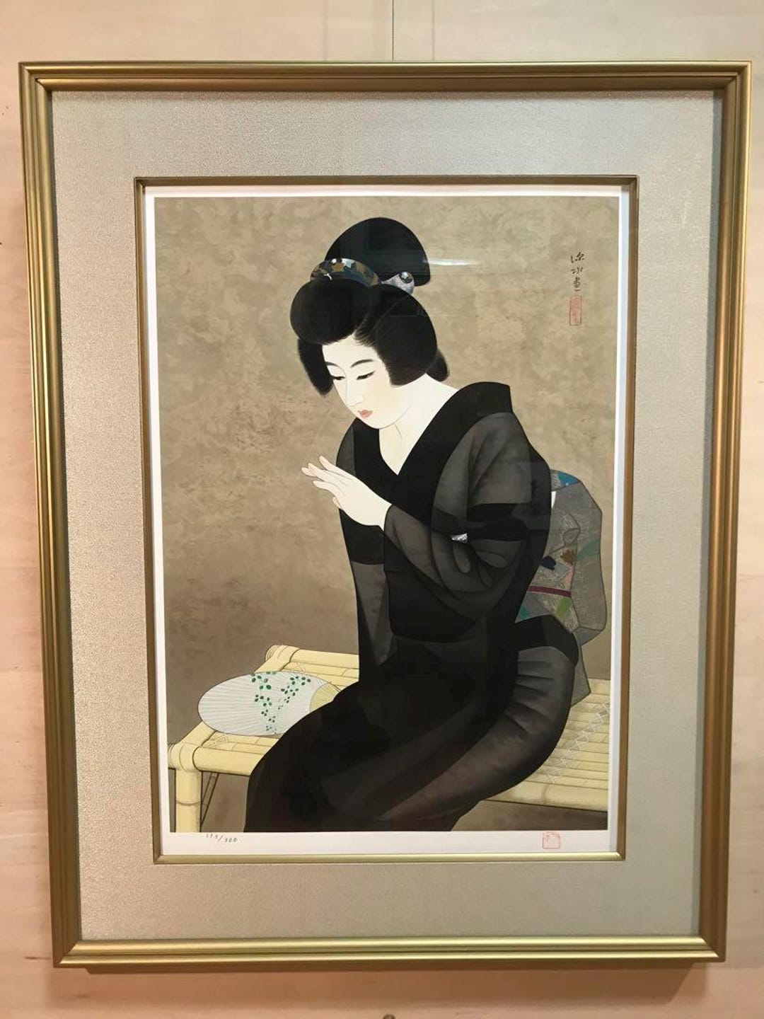 Shinsui Ito "yubi (finger)" Silkscreen | Seal, Edition, Certificate of ...