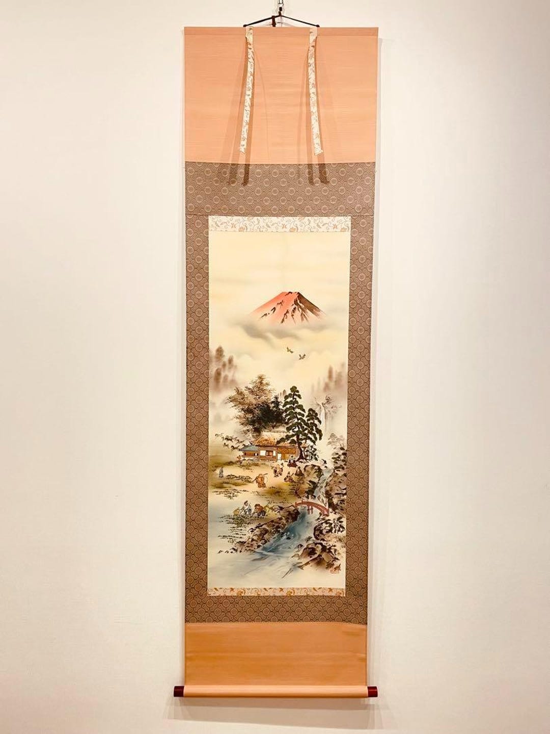Japanese Hanging Scroll “kaiun Juzen-zu” by Imai Getsuan – Handpainted ...