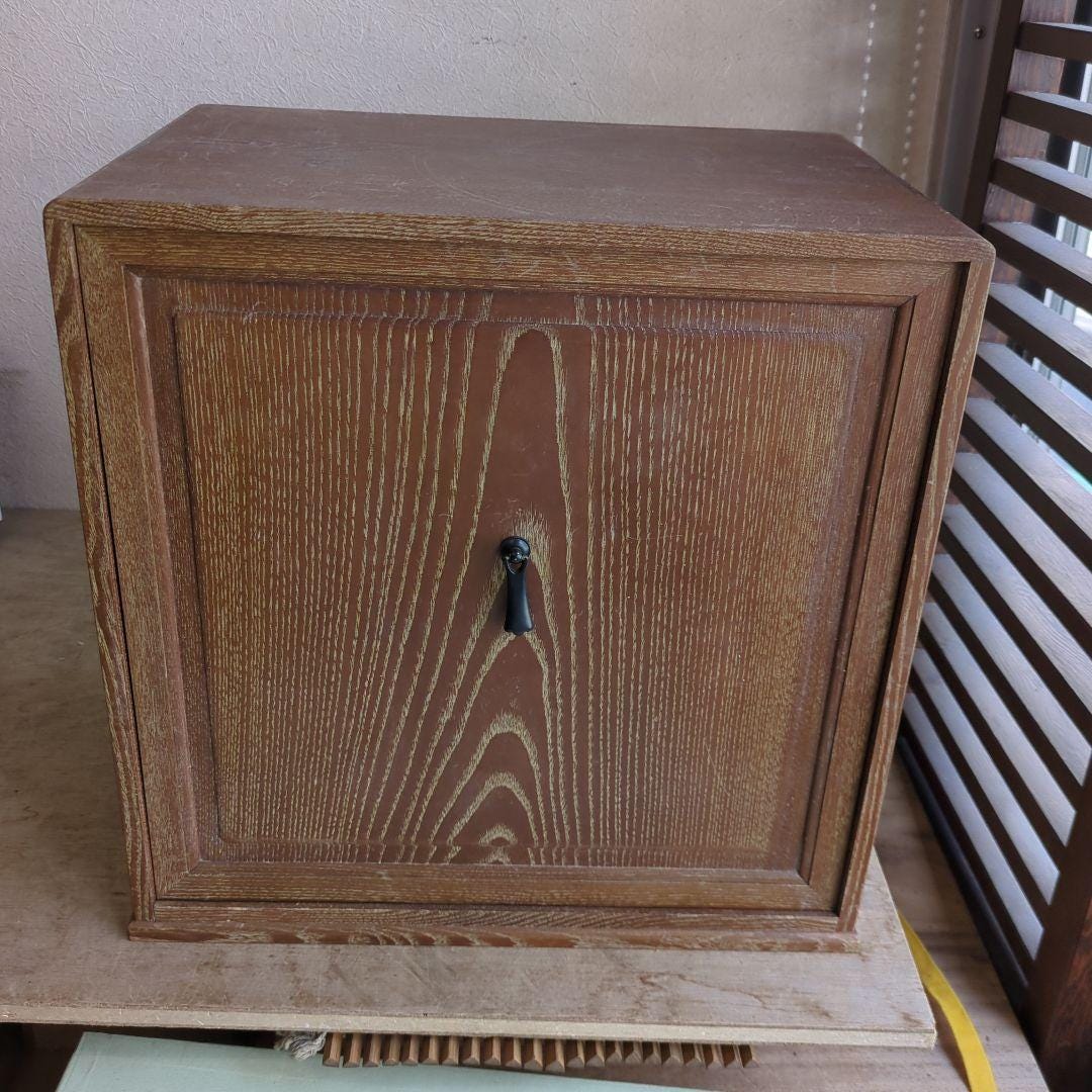 Japanese Wooden Tansu Tea Cabinet With Sliding Shelf – Vintage Mulberry ...