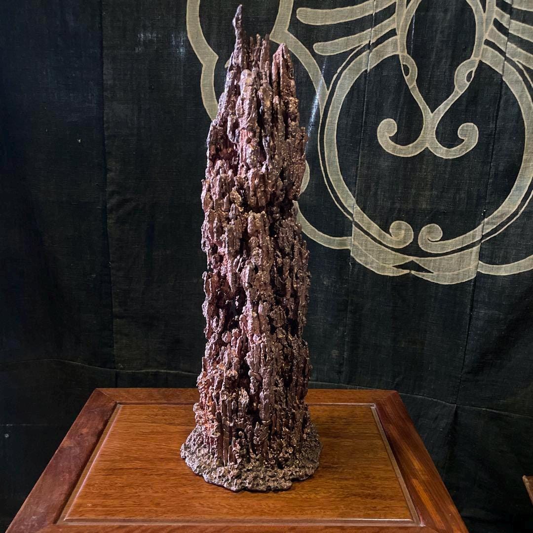 Antique Copper Drip Sculpture, Sumitomo Metal Mining, 39 Cm 15.35 In ...