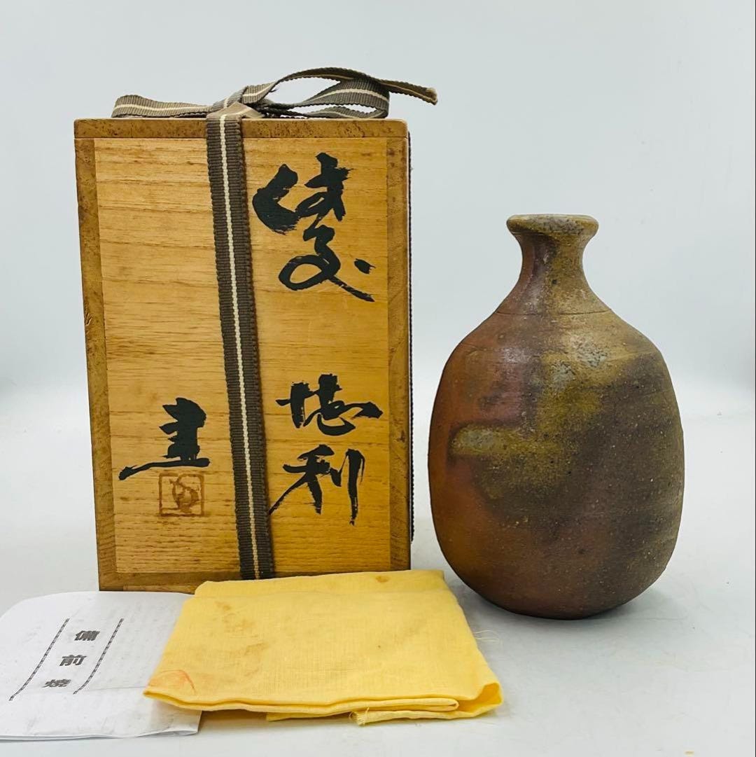 Bizen Ware Tokkuri Vase by Fujihara Ken – Okayama Living National ...