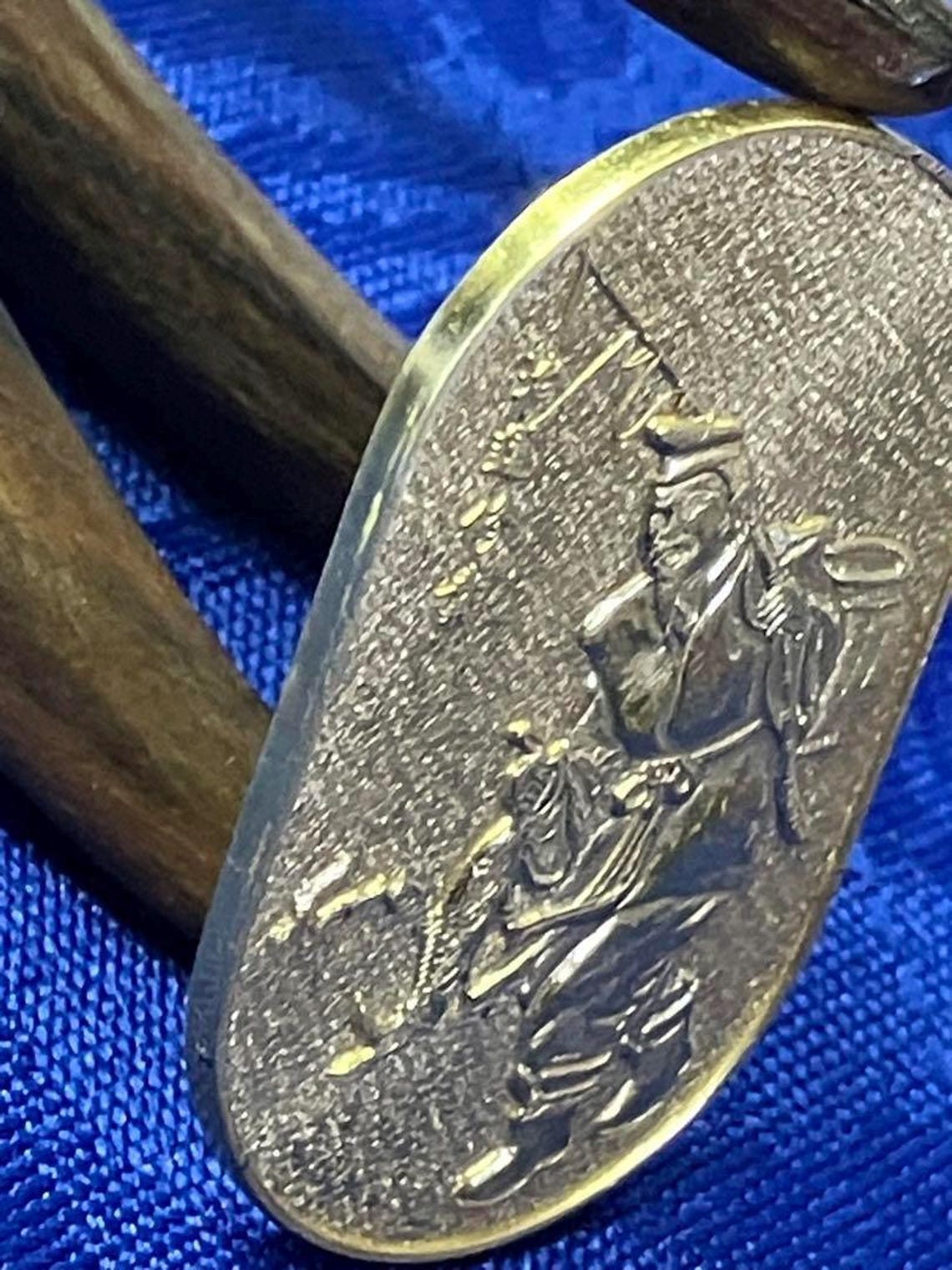 Seven Lucky Gods Amulet Ebisu Gold-plated Talisman for Business Success ...