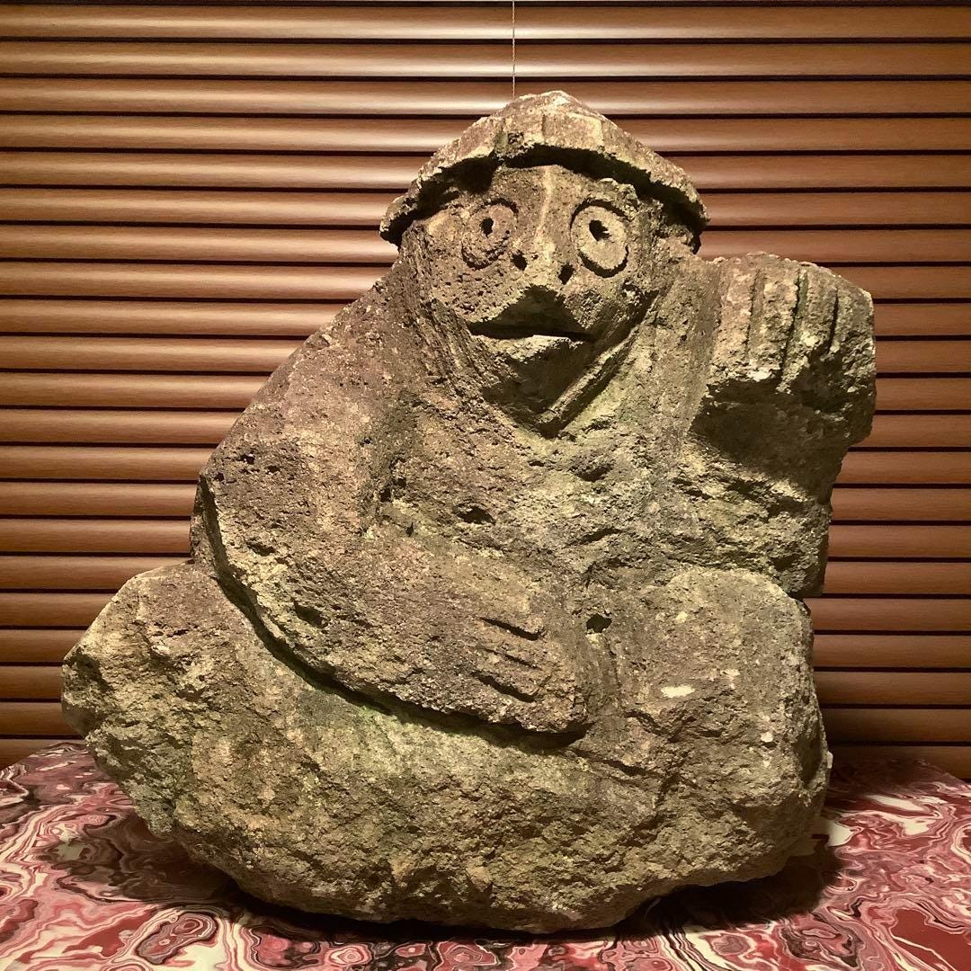 Edo Period Japanese Stone Kappa Water Deity Statue – Rare River ...